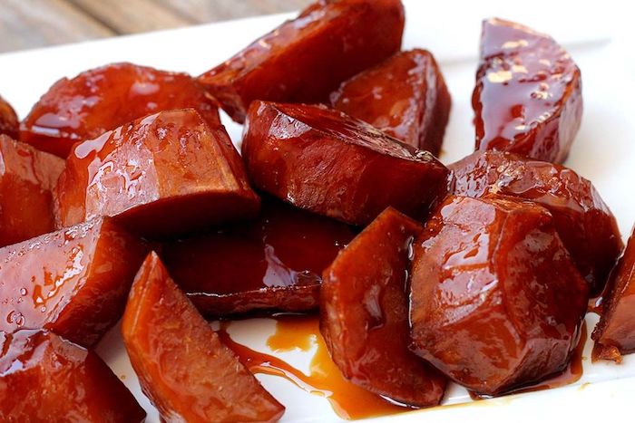 Doce de batata doce caramelizada - Minhas Receitas
